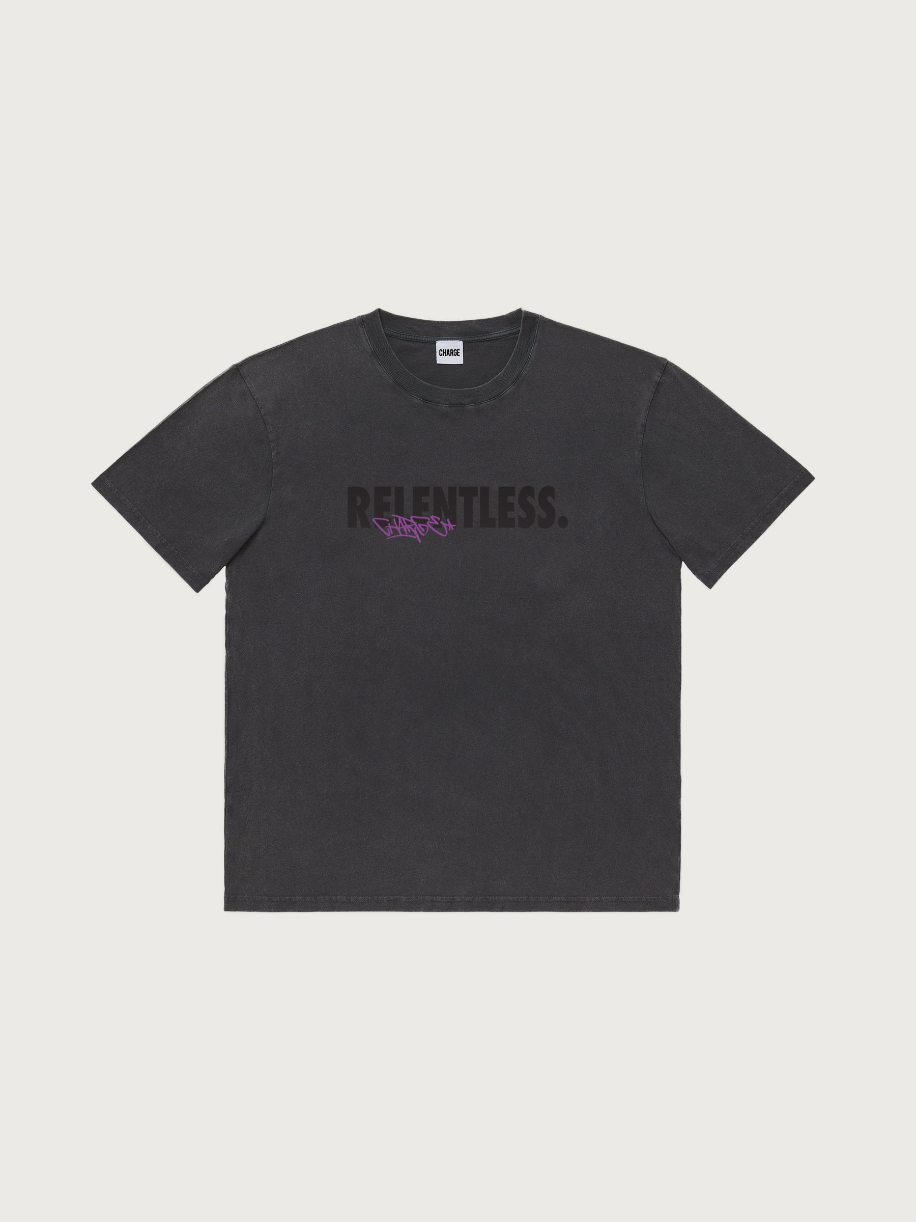 Relentless Unisex T-shirt - Washed Black